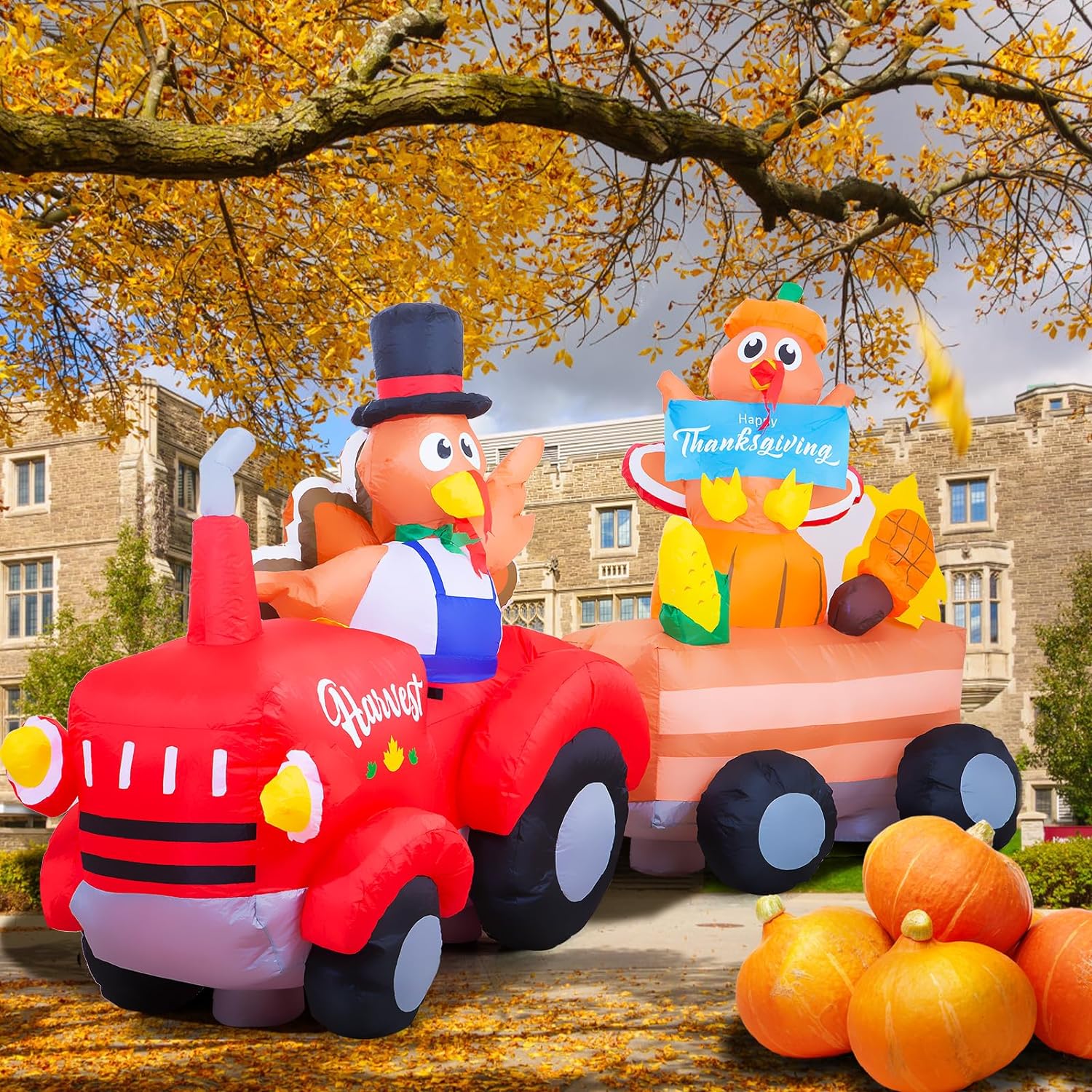 VIOBEPASS Turkeys on Tractor Inflatables Review - Discover Awesome Products